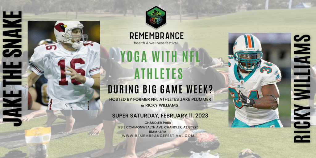 NFL Legends Jake Plummer and Ricky Williams, MITA to Host Remembrance ...